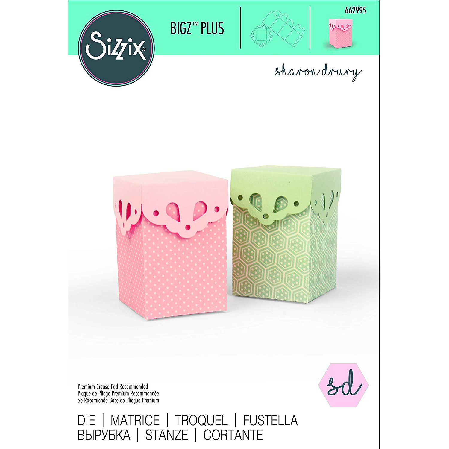 Khuôn Cắt Hộp Quà Ren #662995, khuôn hộp quà, khuôn sizzix, sizzix ...