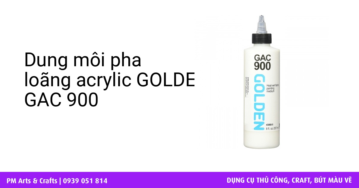 Dung môi pha loãng acrylic GOLDEN GAC 900, Golden Gac 900 medium ...