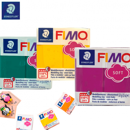 Đất sét Fimo soft clay 2oz, fimo soft clay, fimo clay