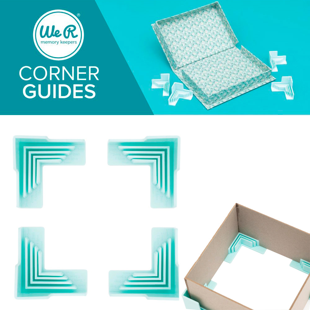 Tool làm hộp Corner Guides, We R Memory Corner Guides 4/Pkg
