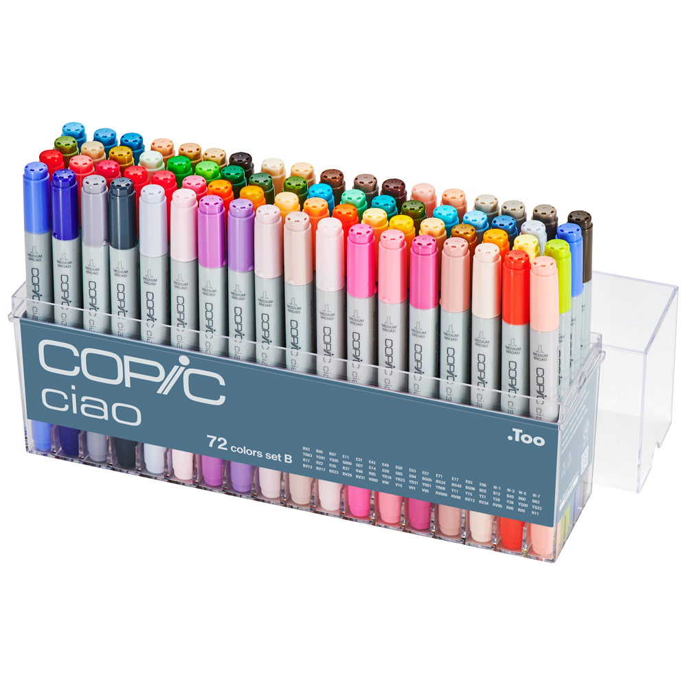 Bộ bút Copic ciao 72 màu set B, copic ciao, bút tô màu, cửa hàng bán ...